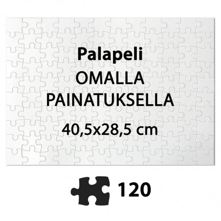Palapeli omalla painatuksella 120 palaa